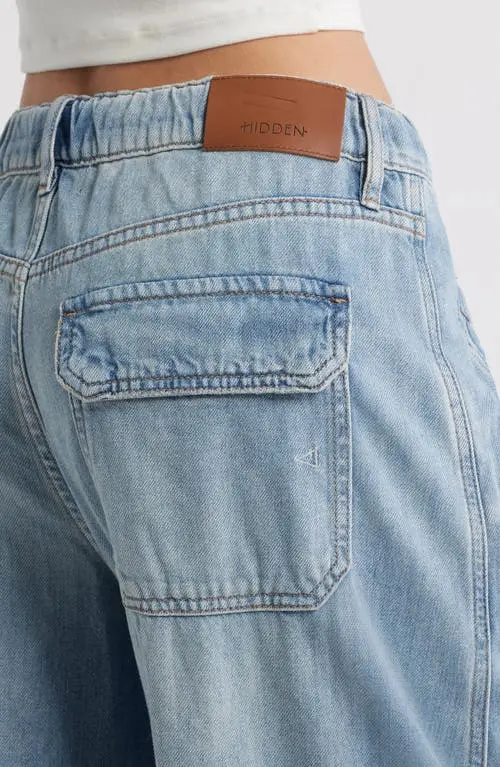 HIDDEN JEANS Cargo Barrel Jeans