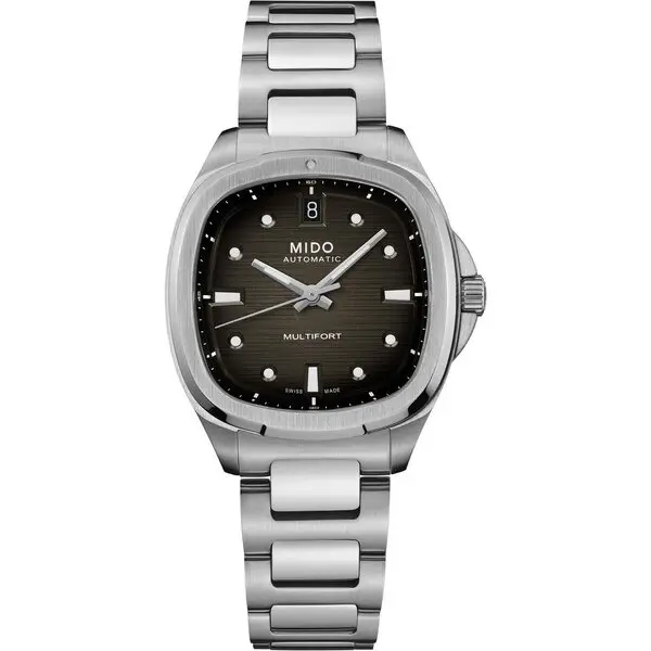 MIDO Multifort Square Automatic Bracelet Watch - Grey