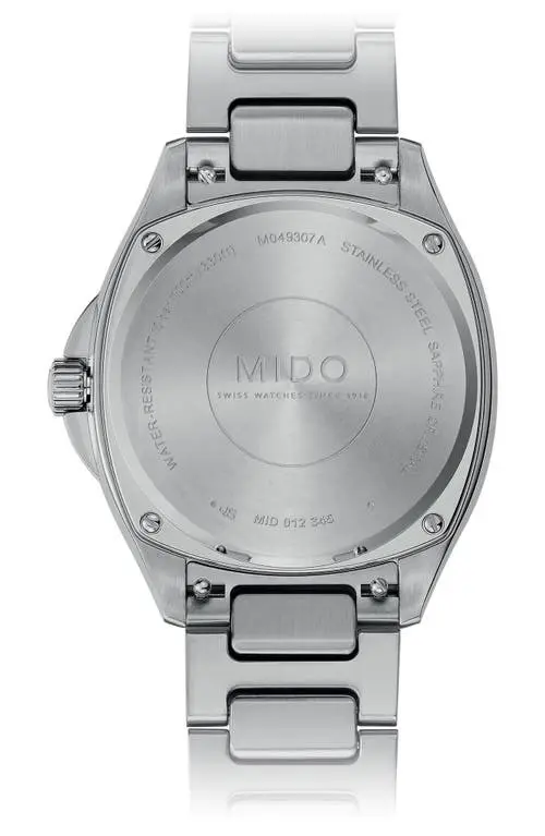 MIDO Multifort Square Automatic Bracelet Watch - Grey