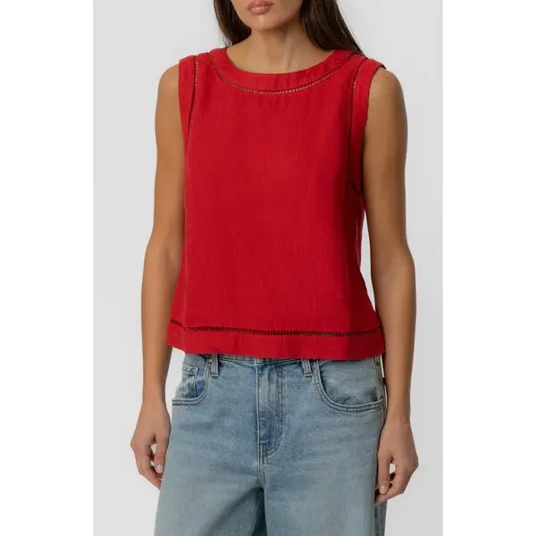 Kut From The Kloth Joanne Sleeveless Top - Tomato