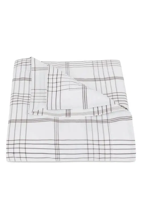 MATOUK August Plaid Duvet Cover - Sable