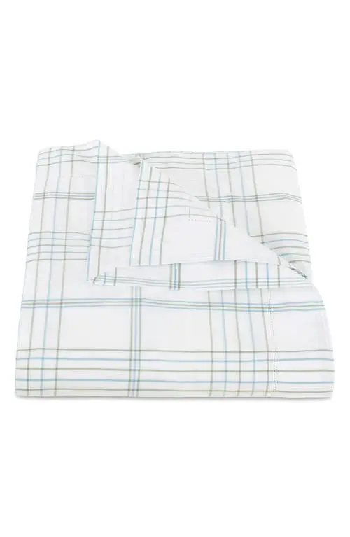 MATOUK August Plaid Duvet Cover - Sea