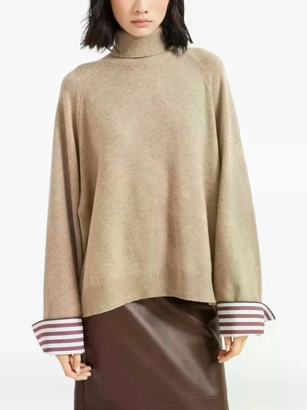 Brunello Cucinelli Cashmere Roll Neck Sweater