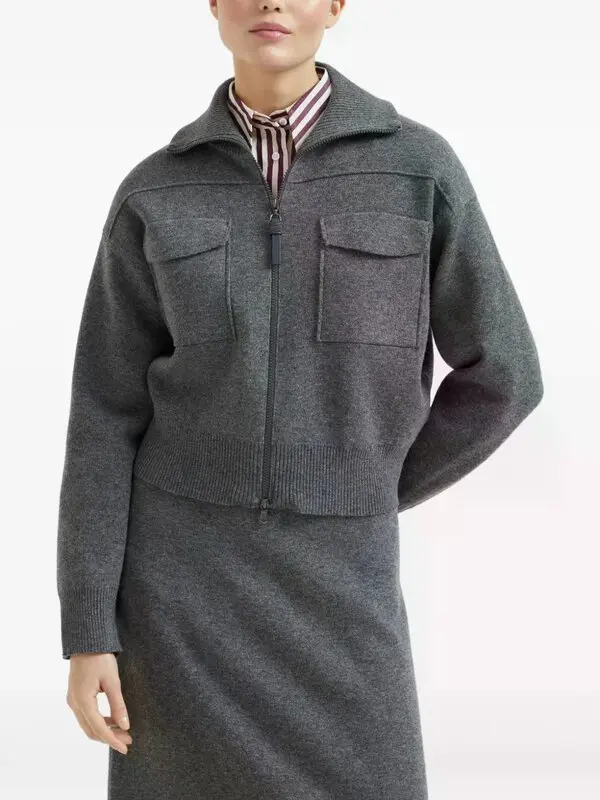 Brunello Cucinelli Double-knit Cardigan