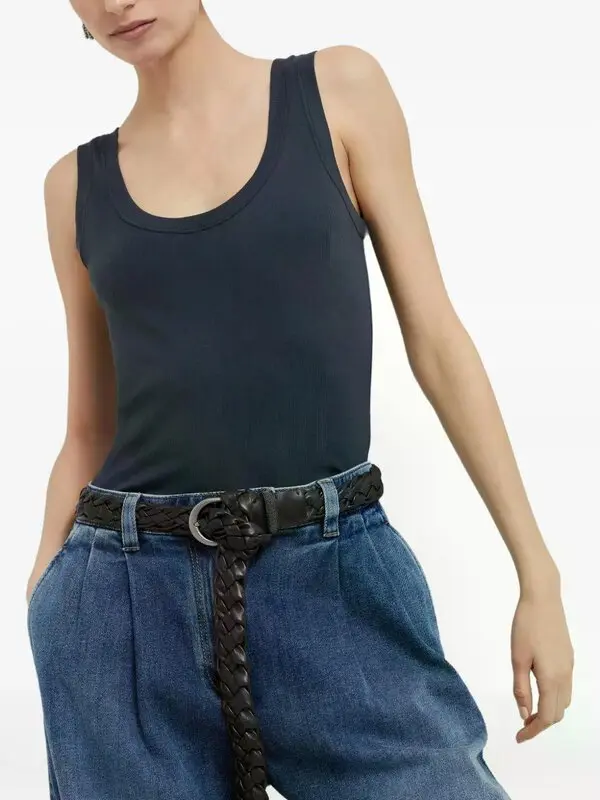 Brunello Cucinelli Ribbed Tank Top - Blue