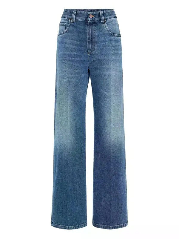 Brunello Cucinelli Wide Leg Jeans