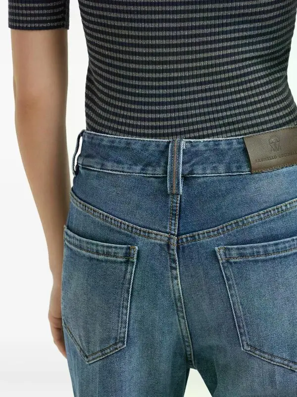 Brunello Cucinelli Wide Leg Jeans