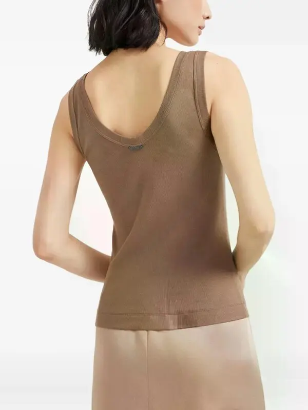 Brunello Cucinelli Ribbed Tank Top