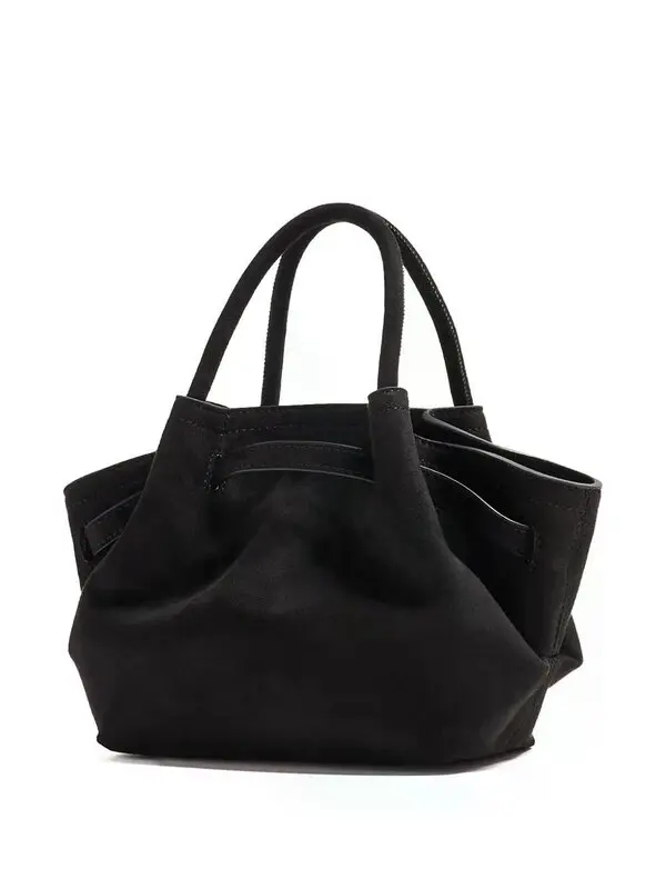 Jw Pei Hana Slouchy Suede Shoulder Bag - Black