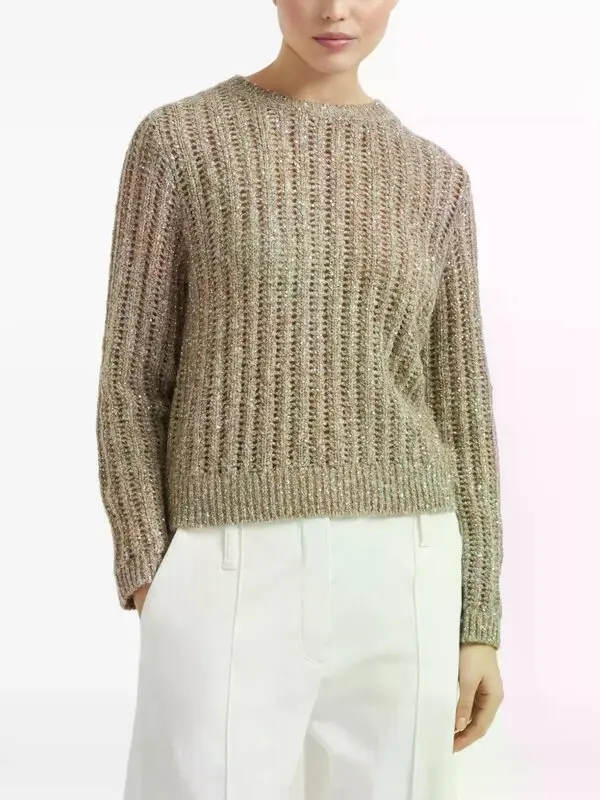 Brunello Cucinelli Sequin-embellished Sweater