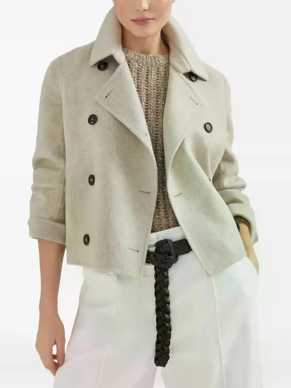 Brunello Cucinelli Brushed-finish Jacket