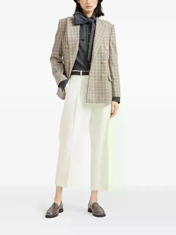 Brunello Cucinelli Pussy-bow Shirt - Blue