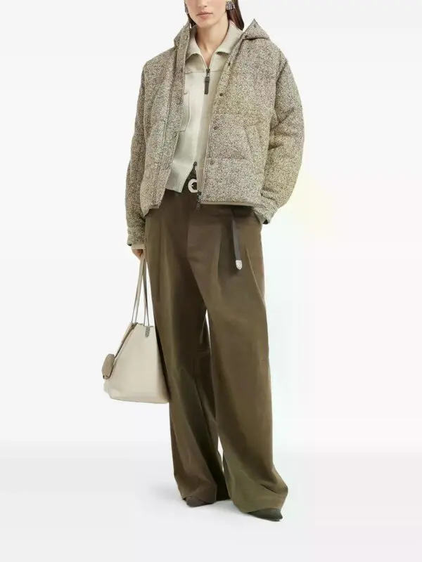 Brunello Cucinelli Double-knit Cardigan - Neutrals