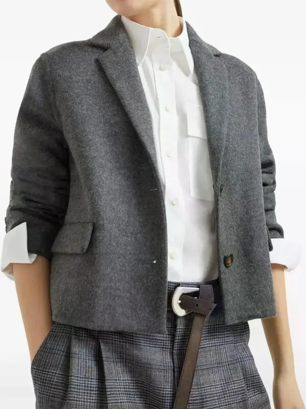 Brunello Cucinelli Cropped Blazer