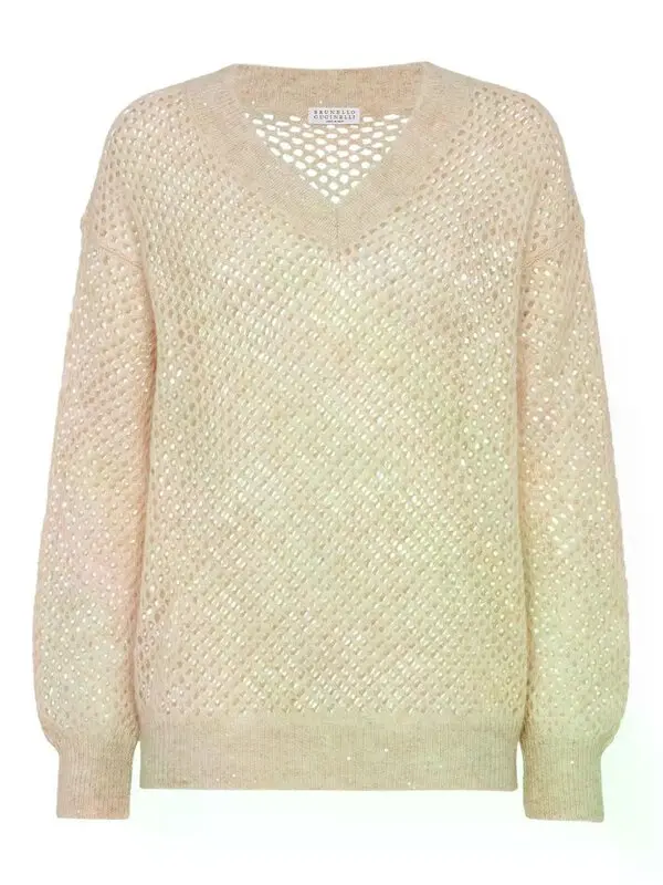 Brunello Cucinelli Open-knit Sweater