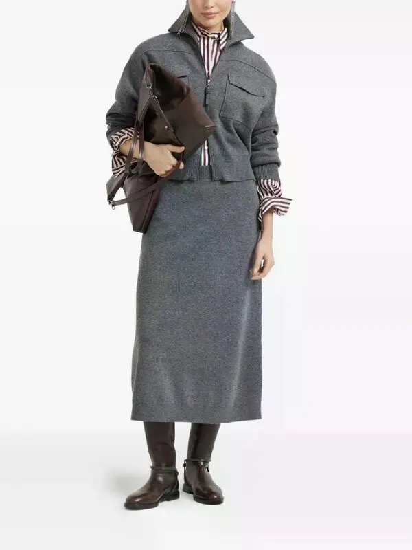 Brunello Cucinelli Double-knit Cardigan