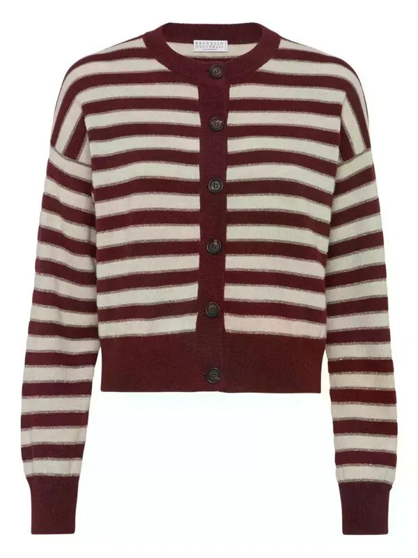 Brunello Cucinelli Cashmere Cardigan - Red