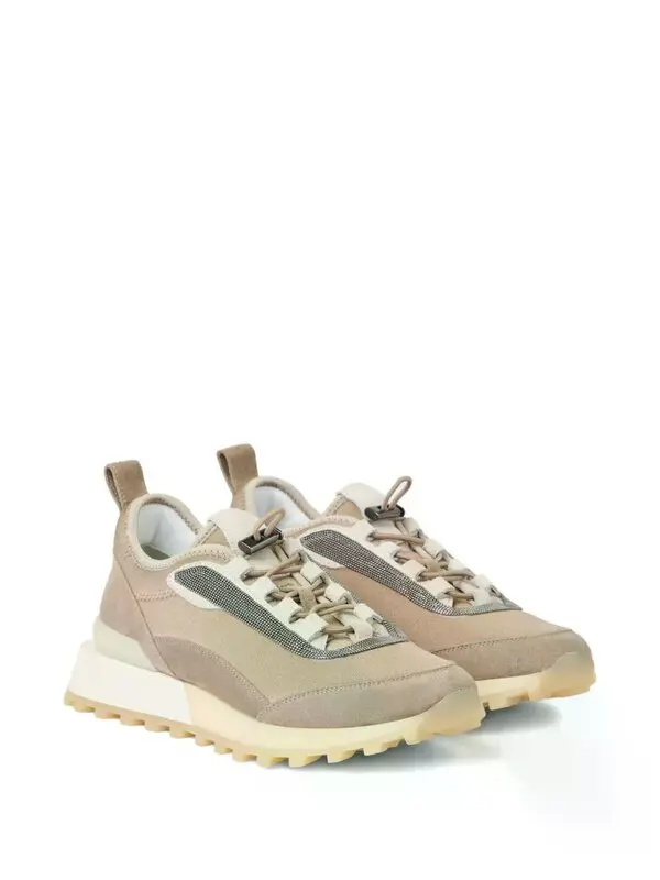 Brunello Cucinelli Suede Sneakers - Neutrals