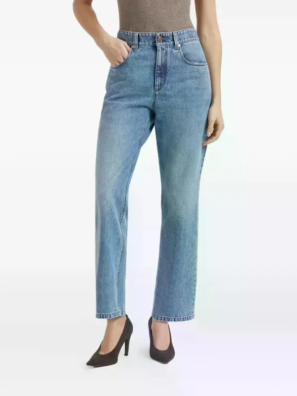 Brunello Cucinelli Light Wash Five-pocket Jeans - Blue