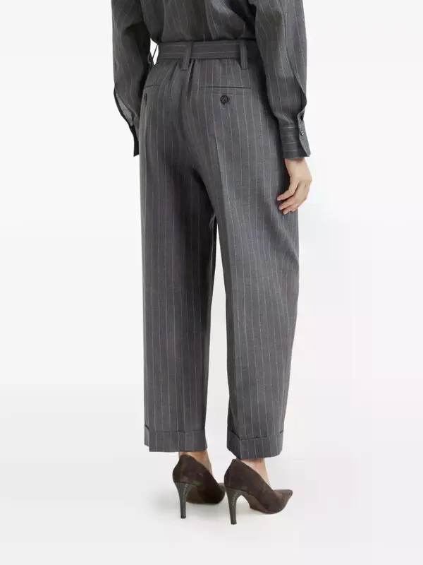 Brunello Cucinelli Pinstripe Sartorial Trousers