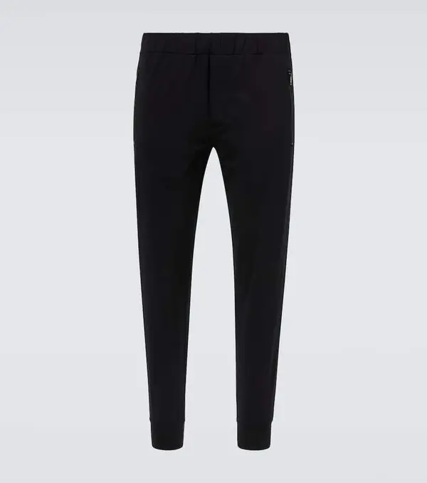 Prada Technical Cotton-blend Slim Pants