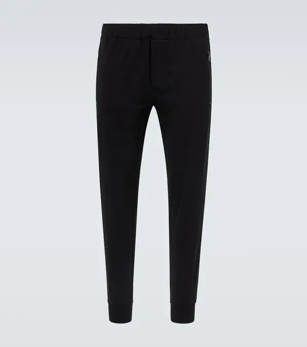 Prada Technical Cotton-blend Slim Pants