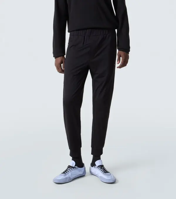 Prada Technical Cotton-blend Slim Pants