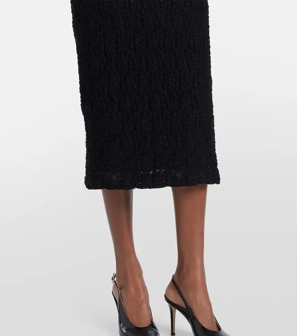 Max Mara Elegante Luciana Strapless Midi Dress