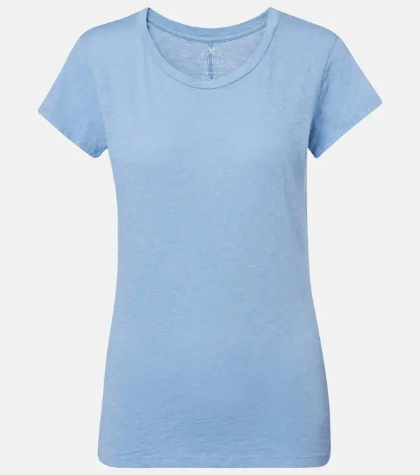 Velvet By Graham & Spencer Odelia Cotton T-shirt - Blue