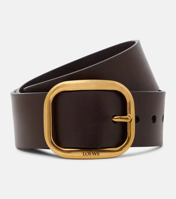 Loewe Leather Belt - Brown