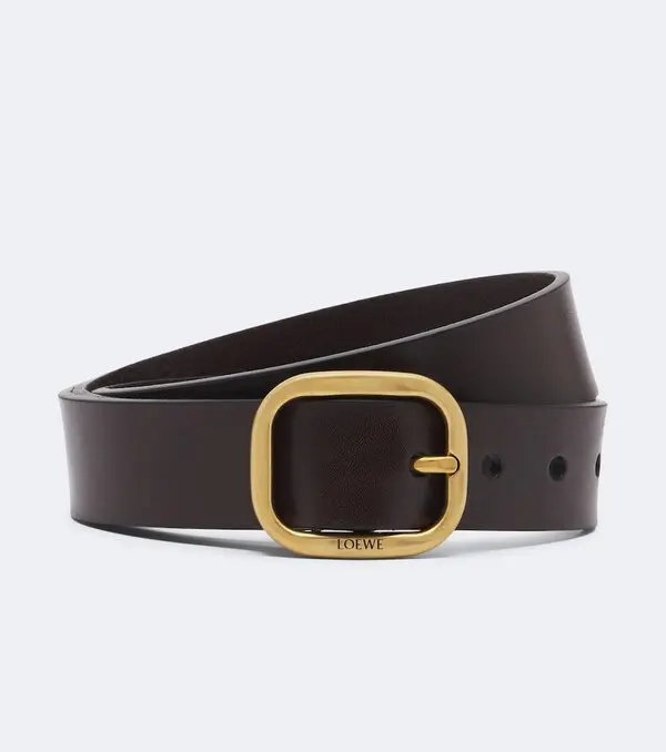 Loewe Leather Belt - Brown