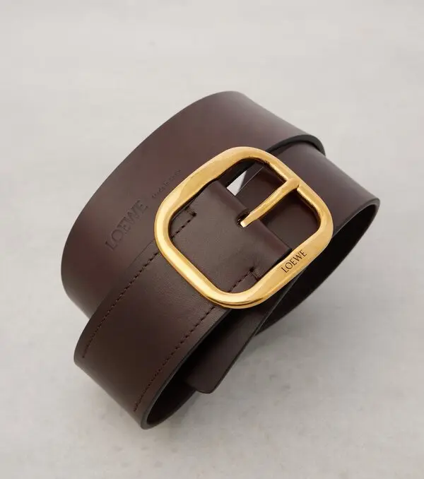 Loewe Leather Belt - Brown