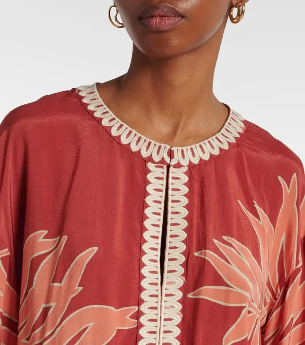 Velvet By Graham & Spencer Phoebe Embroidered Printed Mini Dress