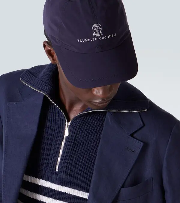 Brunello Cucinelli Logo Baseball Cap