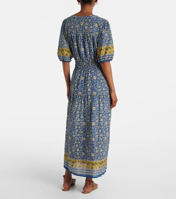 Velvet By Graham & Spencer Natalia Floral Cotton Maxi Dress