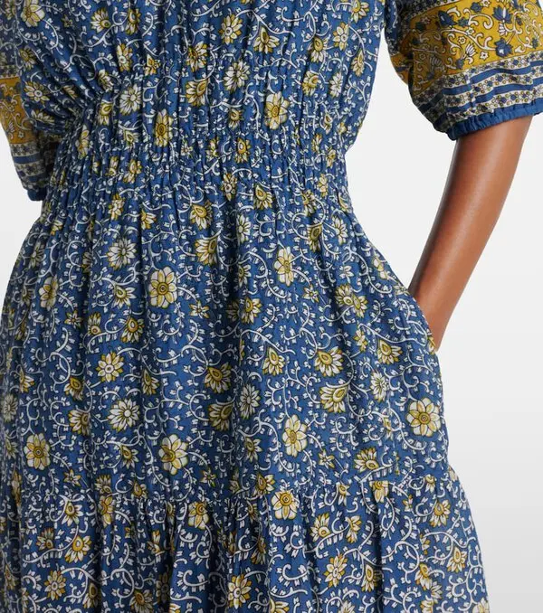 Velvet By Graham & Spencer Natalia Floral Cotton Maxi Dress