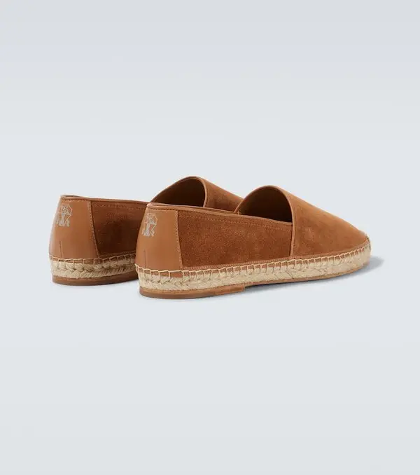 Brunello Cucinelli Suede Espadrilles - Brown
