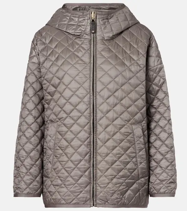 Max Mara The Cube Leo Quilted Jacket - Grey