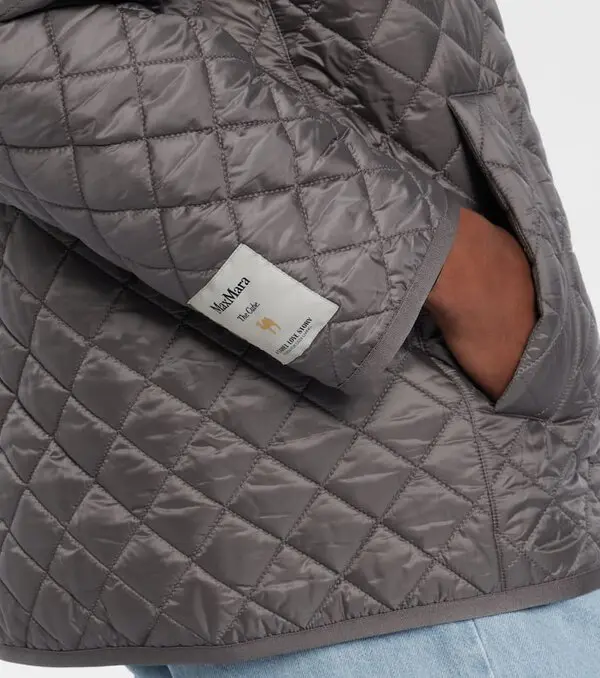 Max Mara The Cube Leo Quilted Jacket - Grey
