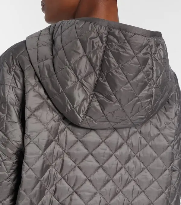 Max Mara The Cube Leo Quilted Jacket - Grey