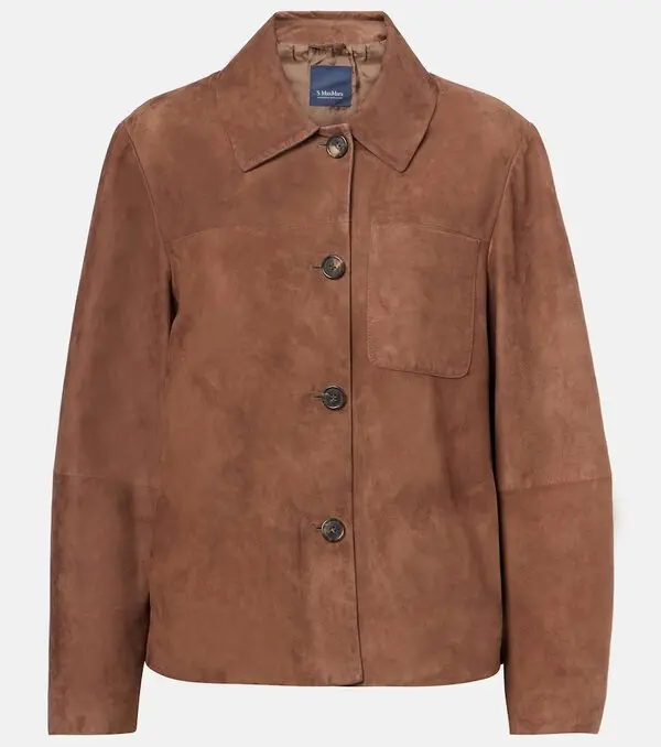 Max Mara Suede Overshirt - Brown