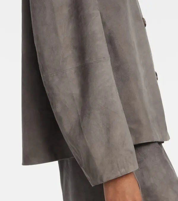 Max Mara Suede Overshirt - Grey