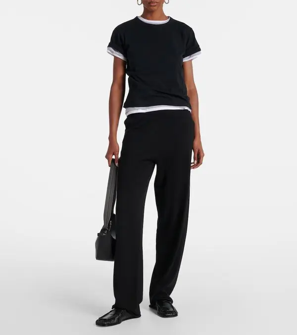 LESET Margo Set Of 3 Cotton Jersey T-shirts