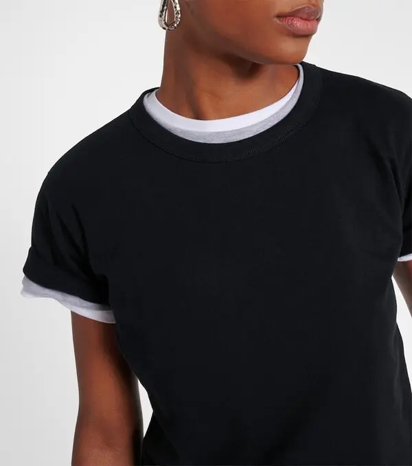 LESET Margo Set Of 3 Cotton Jersey T-shirts