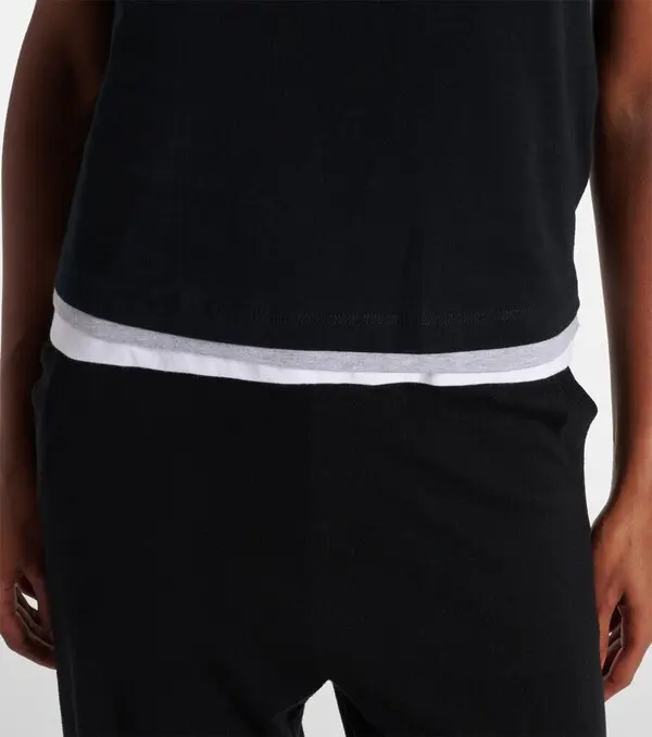 LESET Margo Set Of 3 Cotton Jersey T-shirts