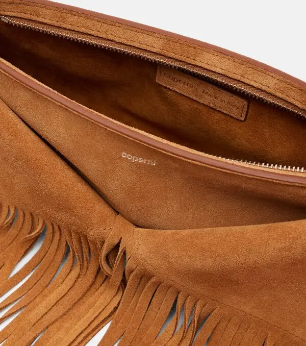Coperni Fringed Suede Shoulder Bag