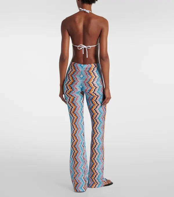 Missoni Zigzag High-rise Flared Pants - Multicoloured