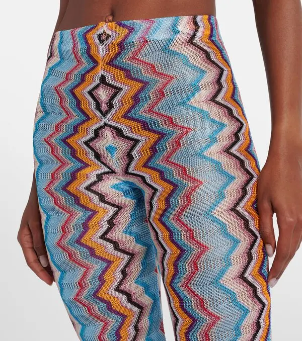 Missoni Zigzag High-rise Flared Pants - Multicoloured