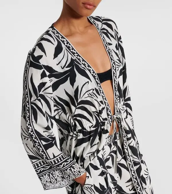 Velvet By Graham & Spencer Addison Printed Beach Cover-up