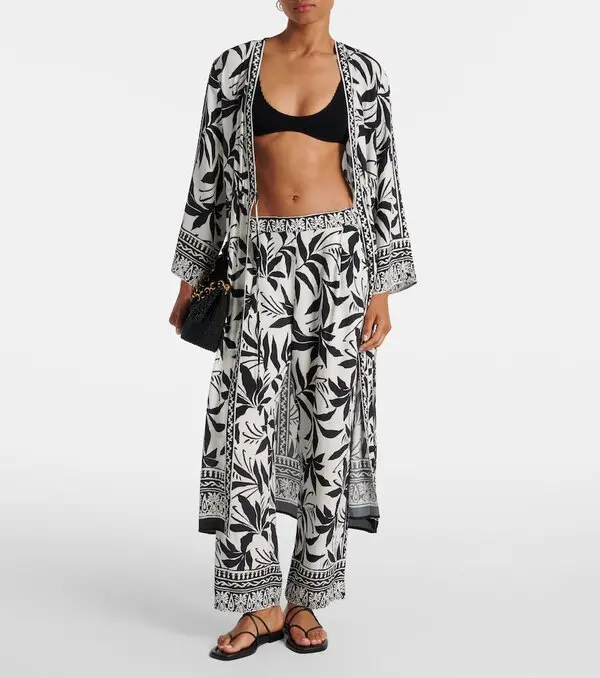 Velvet By Graham & Spencer Addison Printed Beach Cover-up
